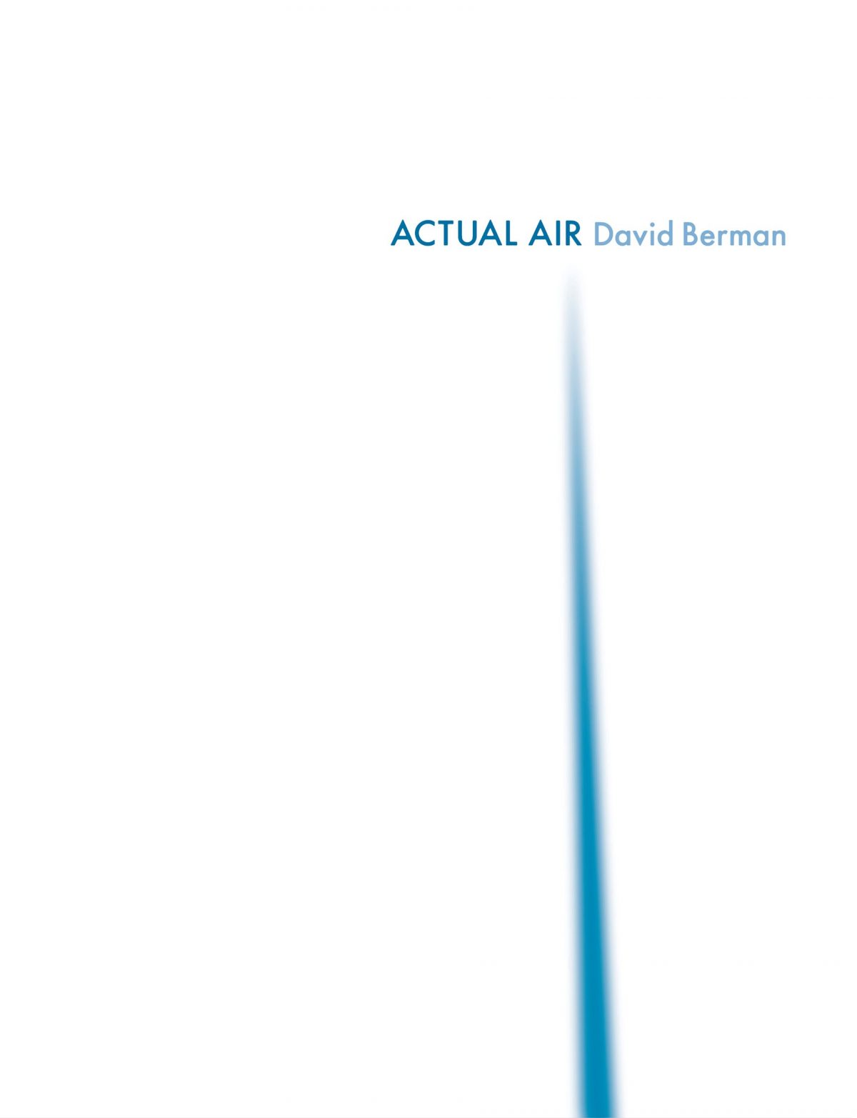 Book Review: David Berman “Actual Air” (Drag City, 2019) – Americana UK