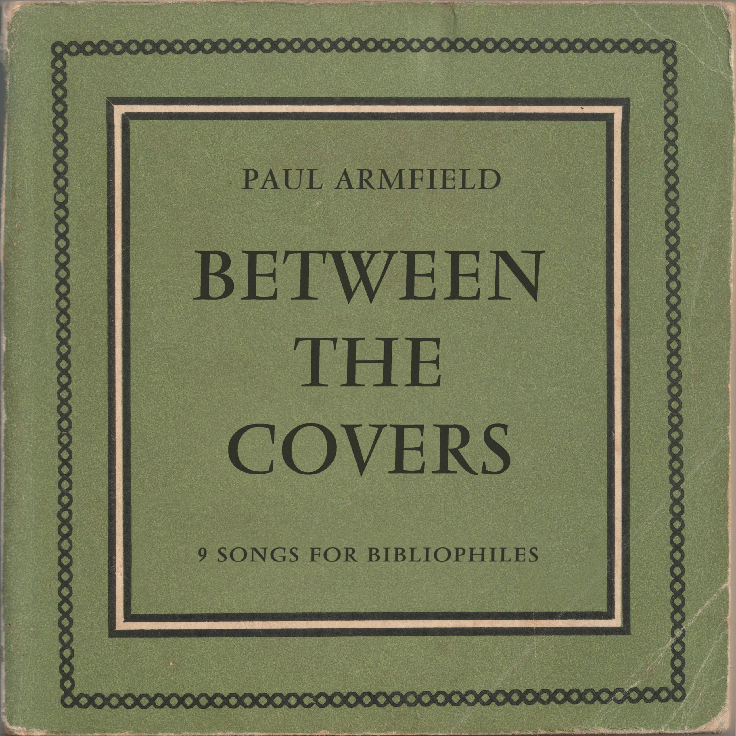 Paul Armfield “Between The Covers – 9 Songs For Bibliophiles” – Americana UK